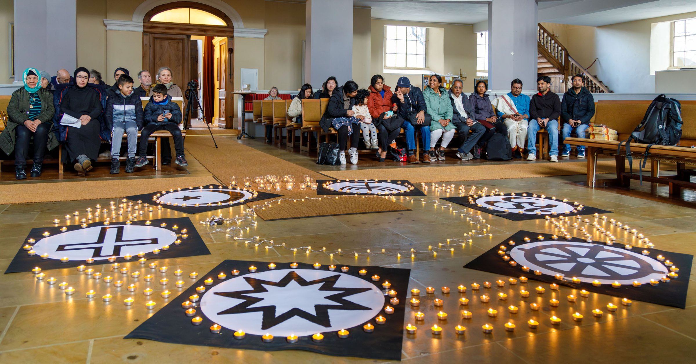 Friedenslichtaktion in der Hugenottenkirche